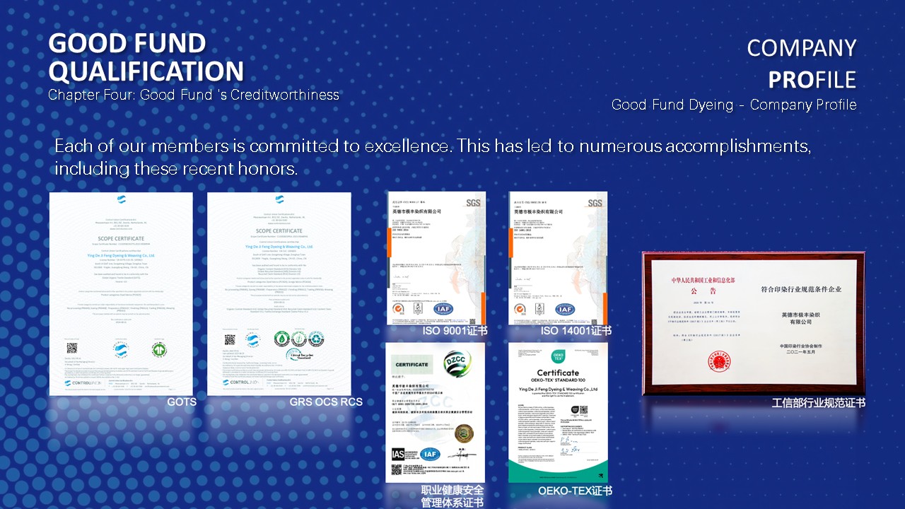 GoodFund Textile - Tentang Kami - Good Fund Textile -極丰染织- Produsen ...